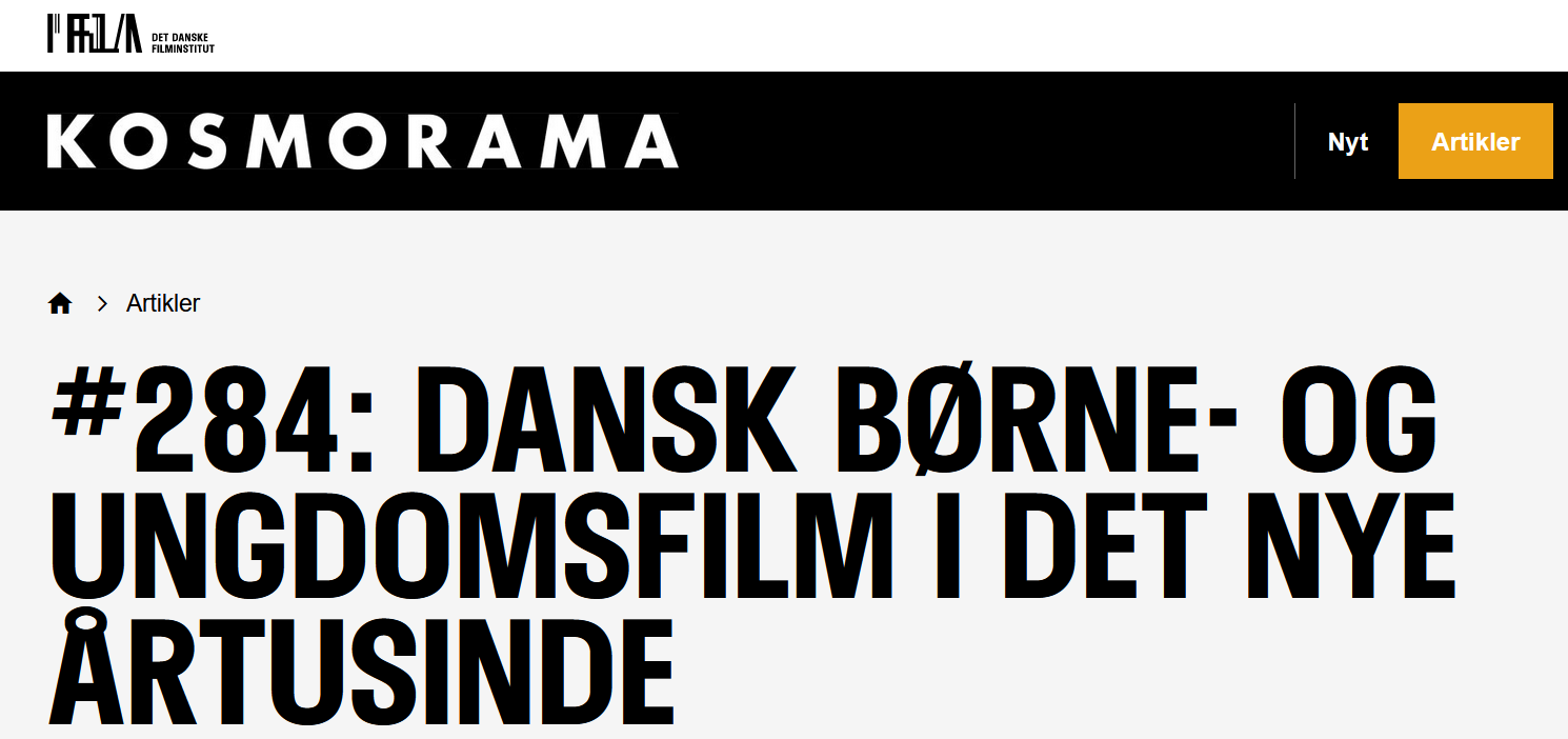 Danish films for children and youth in the 2000s – European Children's ...